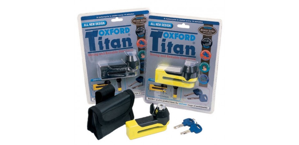 Oxford Titan Disc Lock available from Motoden Central London
